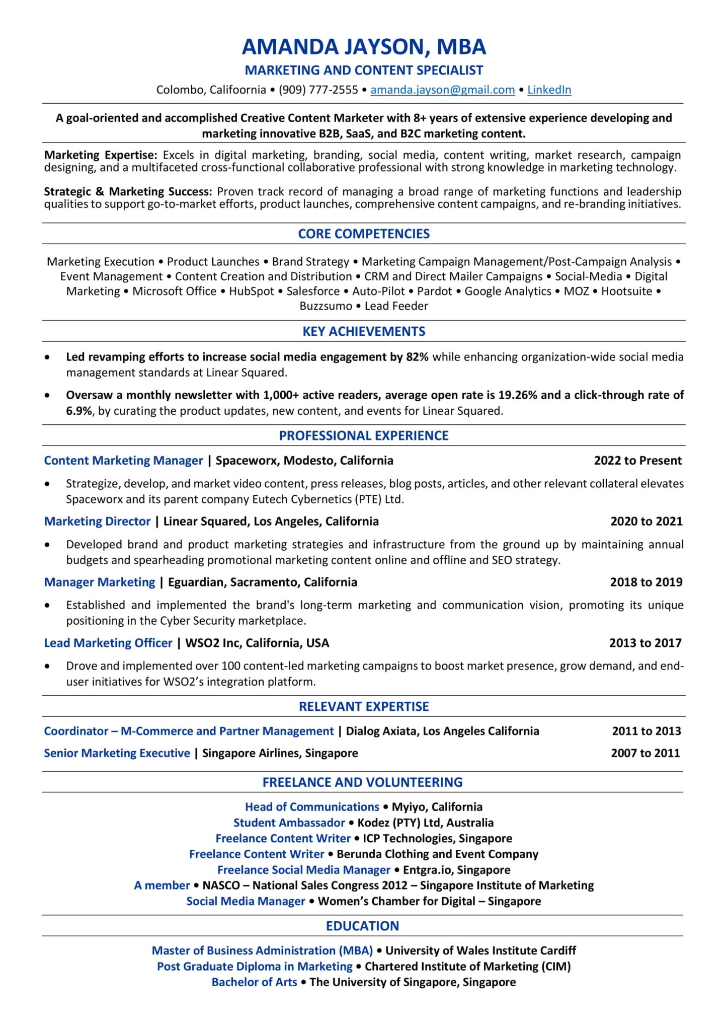 Accounting Resume Samples: Accounting, Auditing & Booking - Sample The ...